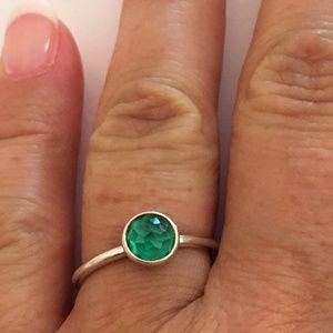 Pandora | Jewelry | Pandora May Droplet Ring Royalgreen Crystal | Poshmark